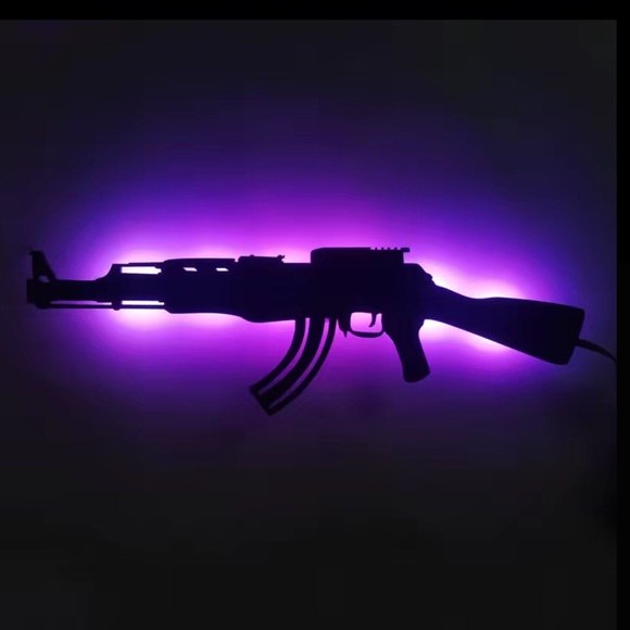 Wall Decor | Ak47 Led Neon Wall Sign App Controlled | Poshmark